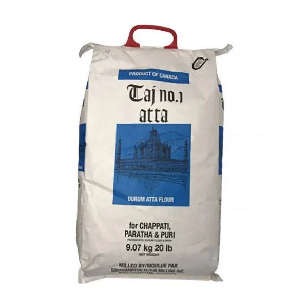 Buy Taj Durum Atta Flour 20 Lb Online | South Asian Central