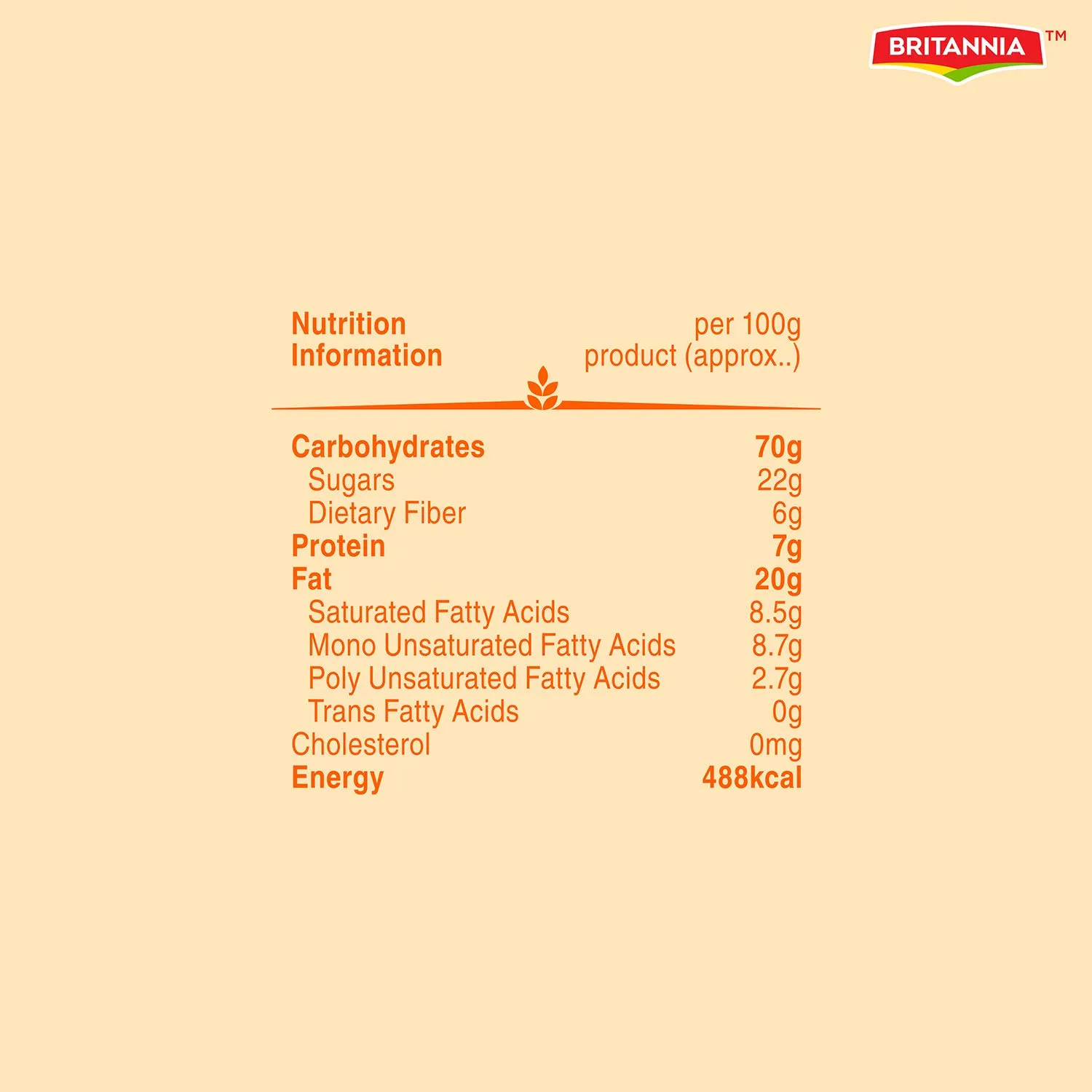 Buy Britannia Nutri Choice Oats Orange Cookies 450g Online | South ...