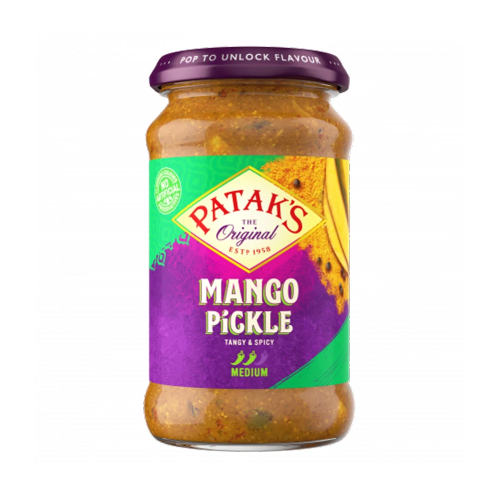 Buy Patak’s Mango Medium Pickle 283g Online | South Asian Central