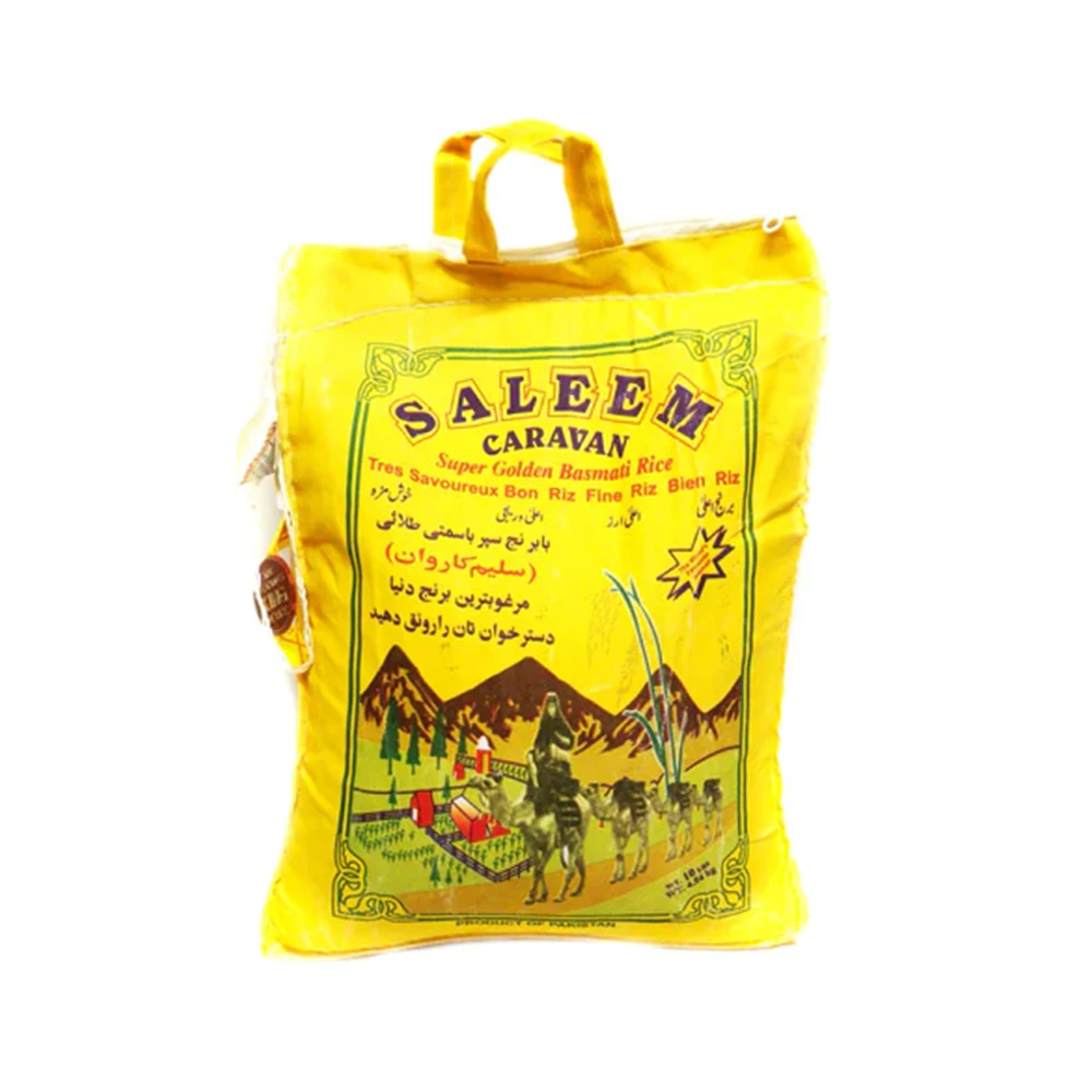 Buy Saleem Caravan Super Golden Basmati Rice 10Lb Online | South Asian ...